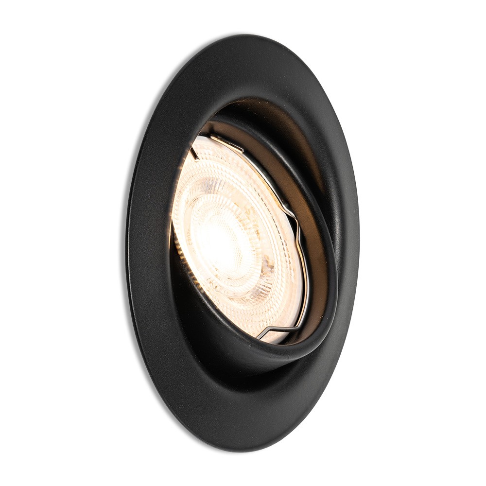 Complete LED-spot Merati zwart GU10 dimbaar | Ledisons